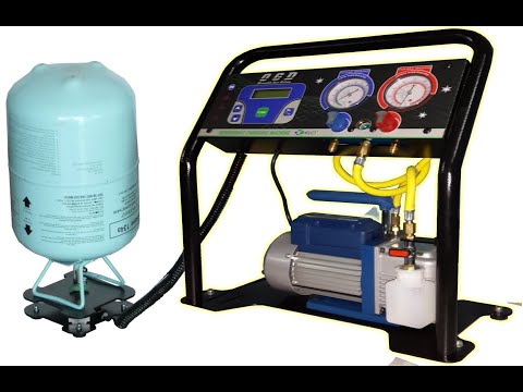 Refrigerant gas filling ,Gaz Dolum Cihazı Kullanım (OGD Setup Weight Calibration )#airconditioner