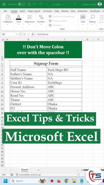 Automatic cell formatting #excel #shorts #cell - YouTube
