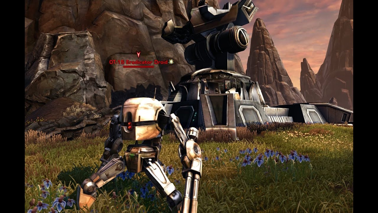 OT-15 Eradicator Droid – Boss / Rare Mob location on Balmorra (Republic ...