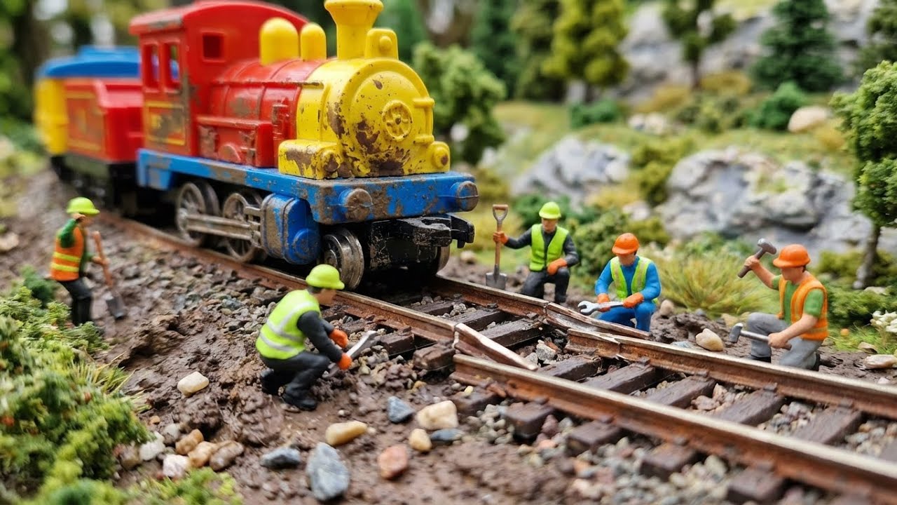 Train Stops! Broken Railway Track Fixed in Time 🚨 - YouTube