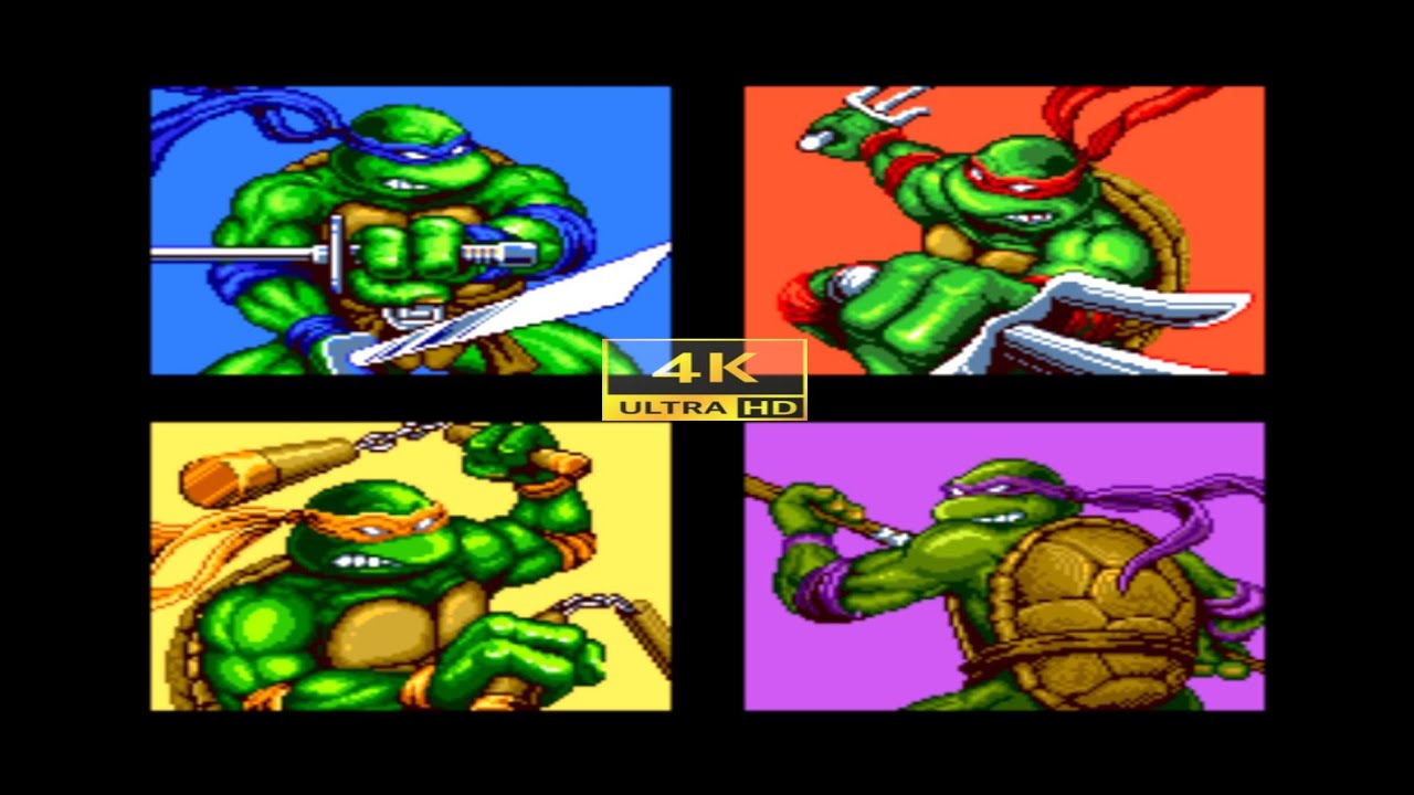 Teenage Mutant Ninja Turtles: The Hyperstone Heist Sega Genesis 4K UHD ...