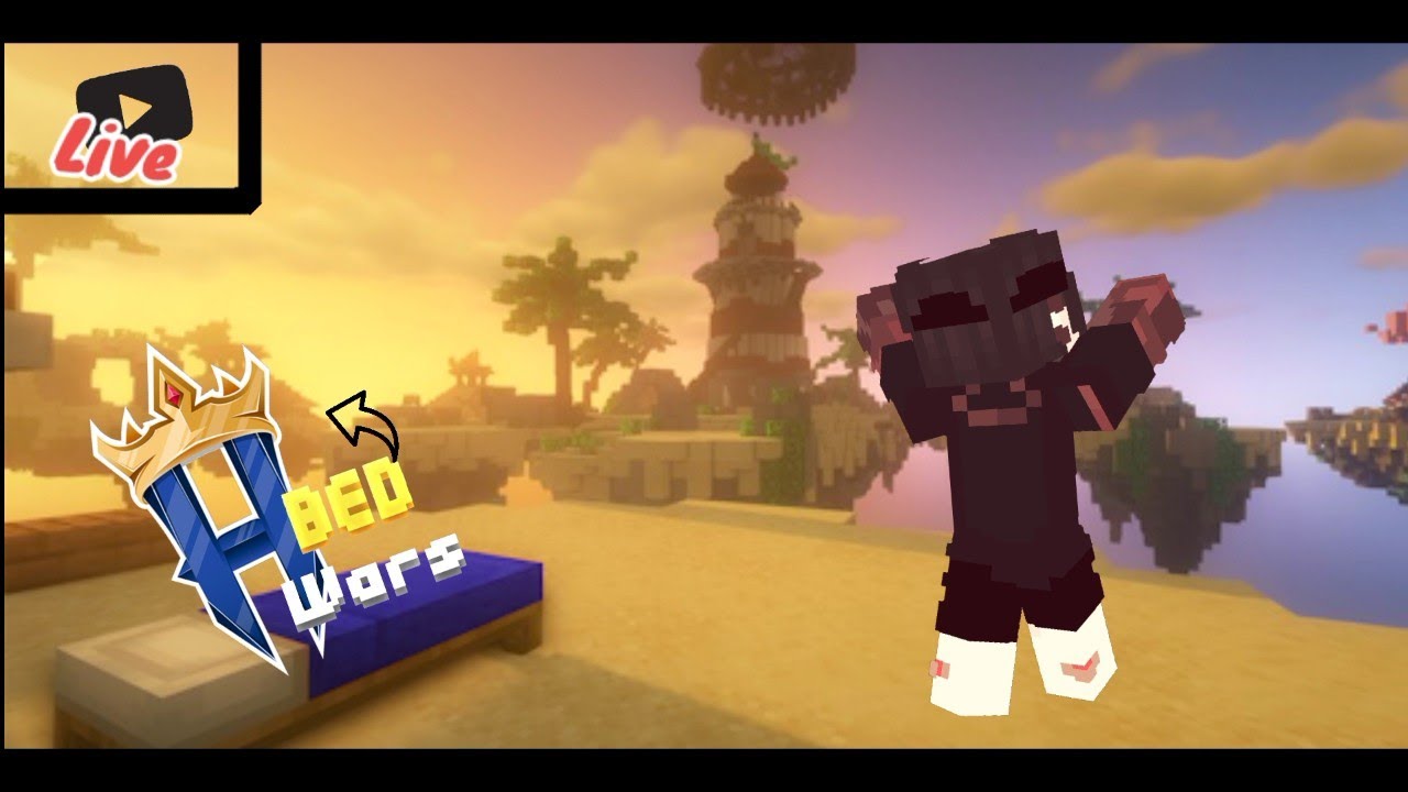 { 🔴 Ao ViVo } { Jogando Bed Wars E outros Mini Games Na Hylex ...