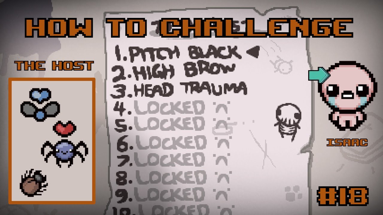 HOW TO CHALLENGE: The Host || The Binding of Isaac Challenge n.18 - YouTube