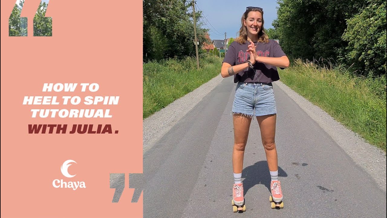 Roller Dance - How to Heel Toe Spin - Tutorial - YouTube