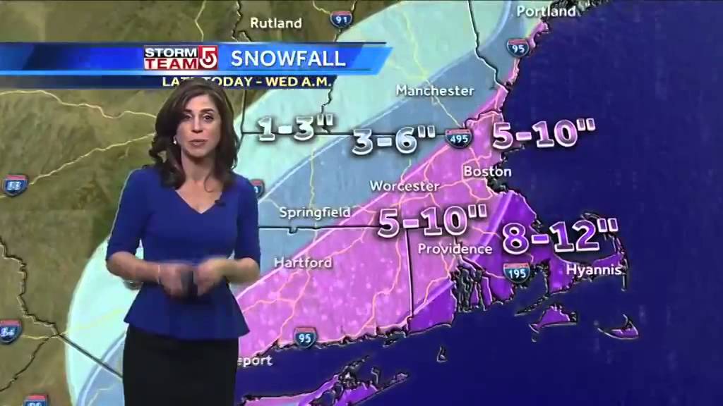 Cindy's latest Boston-area blizzard forecast for Tuesday - YouTube