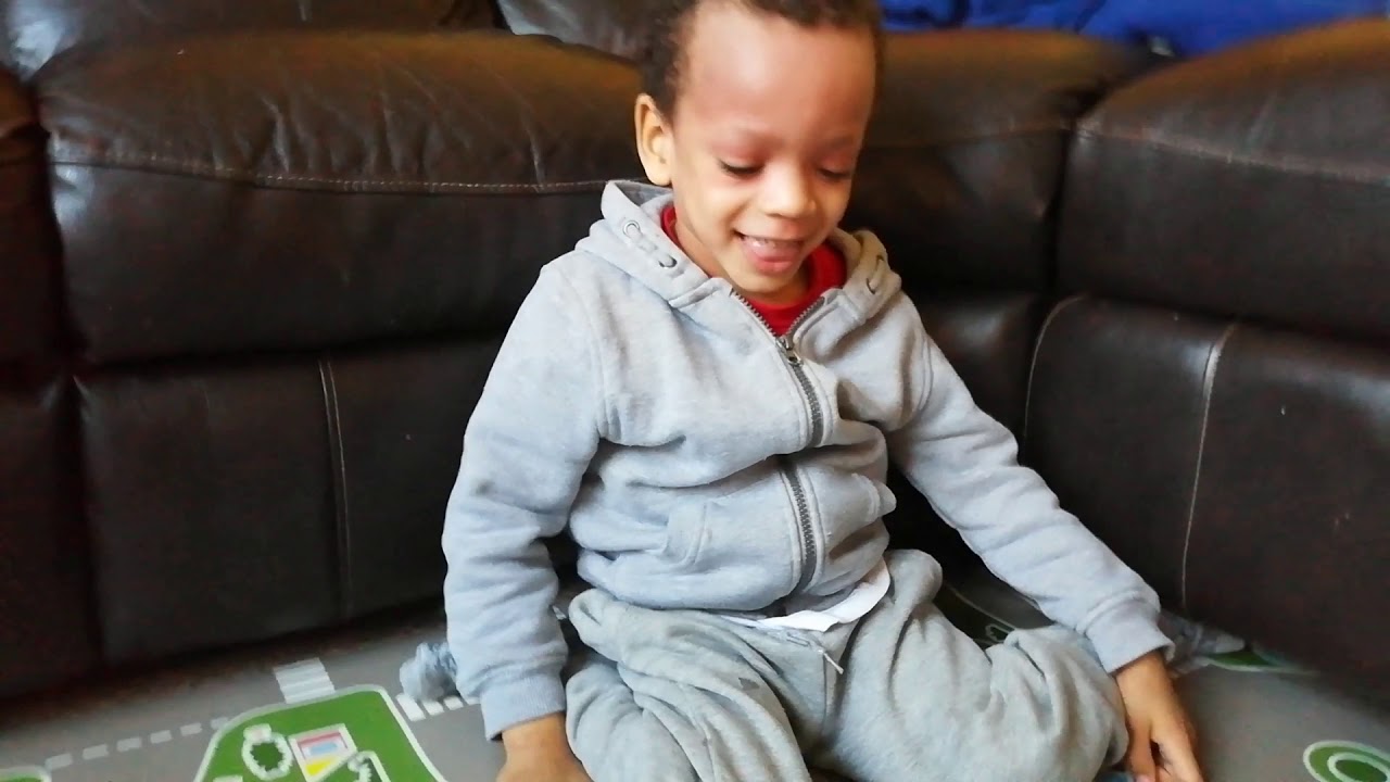 Samuel count his sweets - YouTube