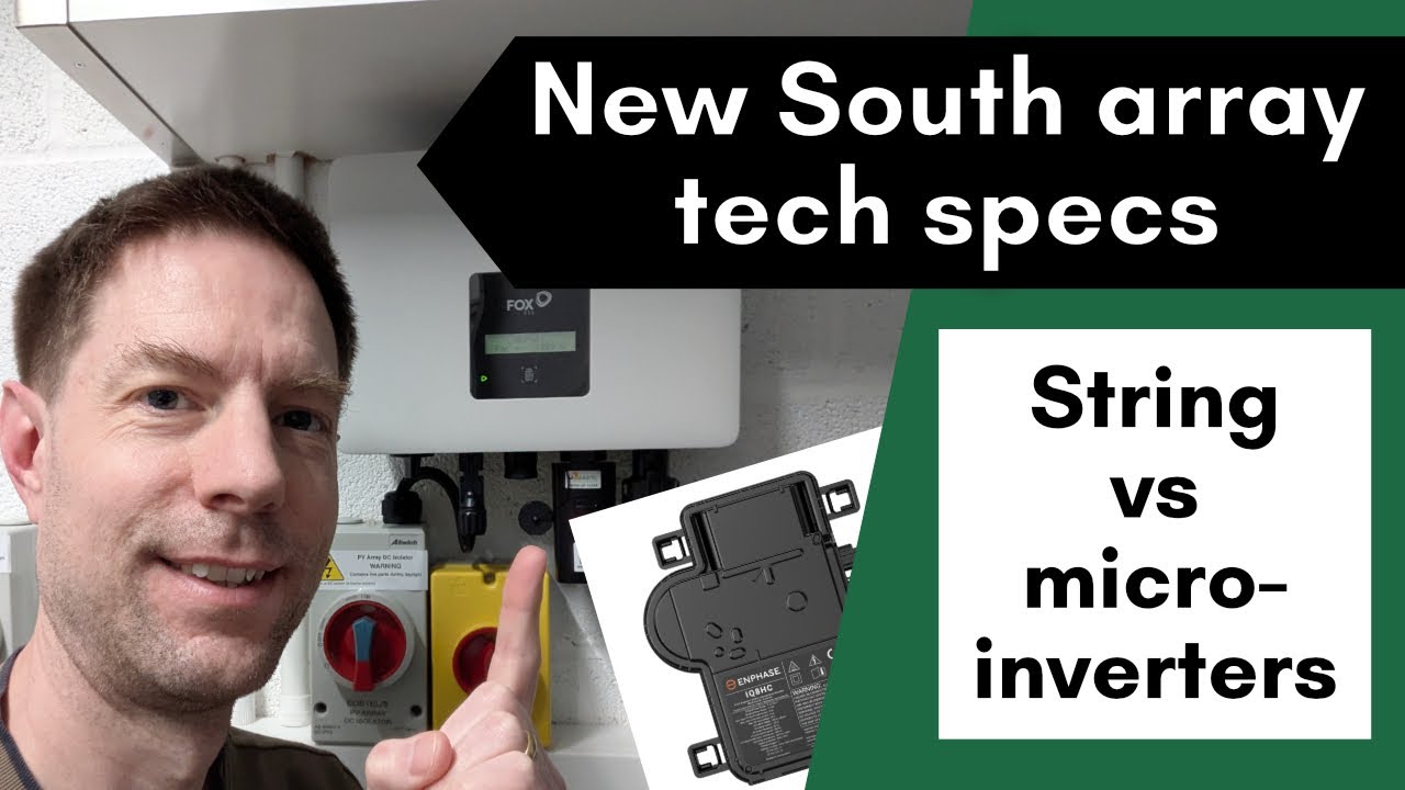New South array tech specs - string vs microinverters - YouTube