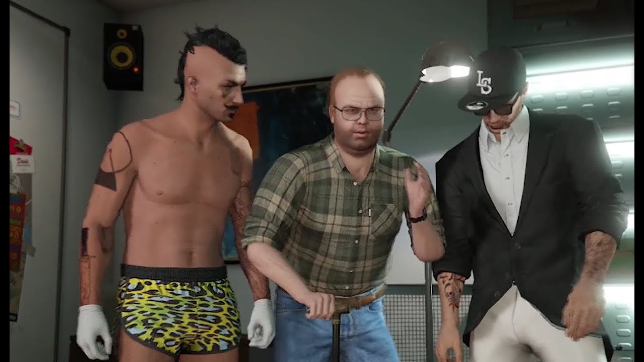 GTA 5 Heist And Creepy Lester - YouTube