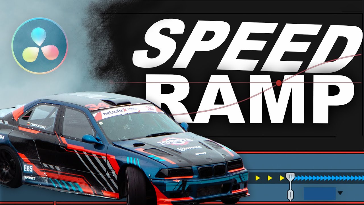 SPEED RAMP Übergang in DaVinci Resolve (Car Edit) - YouTube