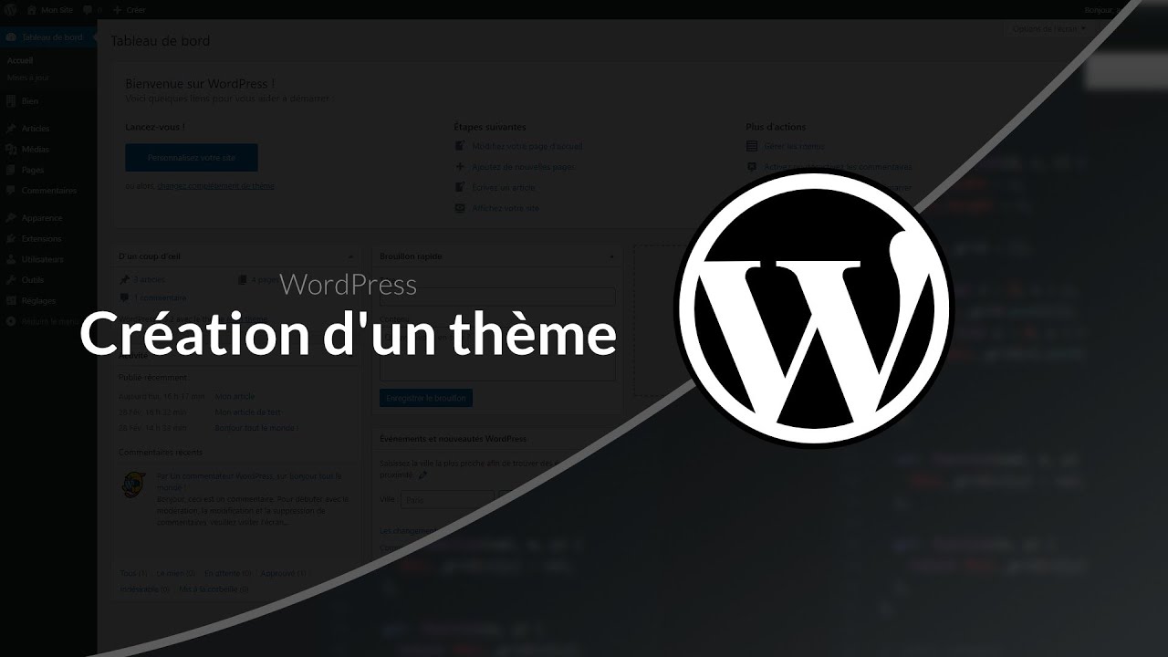 Créer un thème WordPress : Chapitre 10, Formulaire de recherche - YouTube