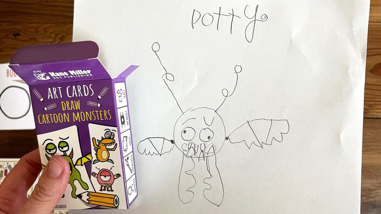 Art Cards: create cartoon monsters with the prompts! 👏🤓 - YouTube