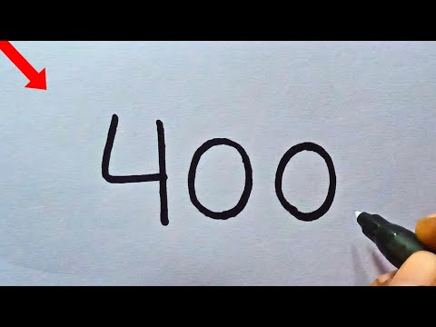 How to draw a Car from number 400 easy drawing || Car drawing step by ...