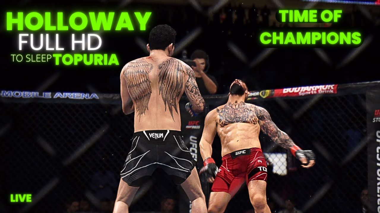 UFC | MAX HOLLOWAY VS ILIA TOPURIA | #ufc #mma #holloway #ufcfighter ...