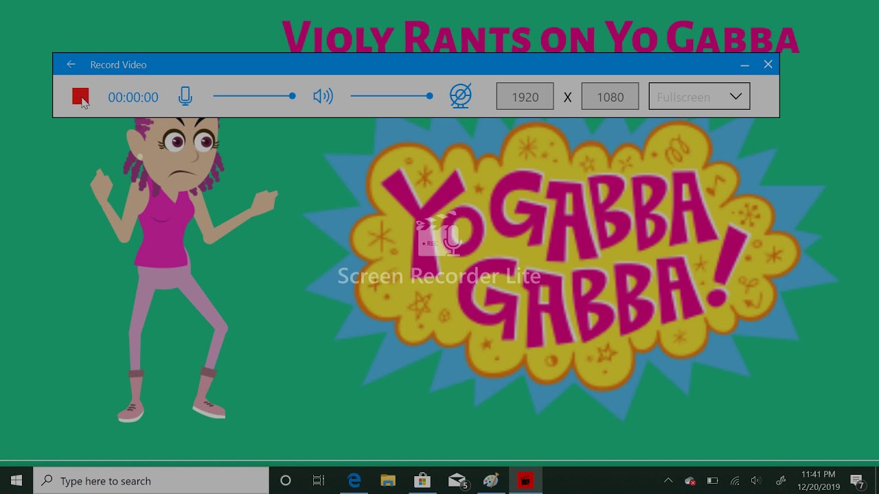 Violy Rants On Yo Gabba Gabba/Grounded - YouTube