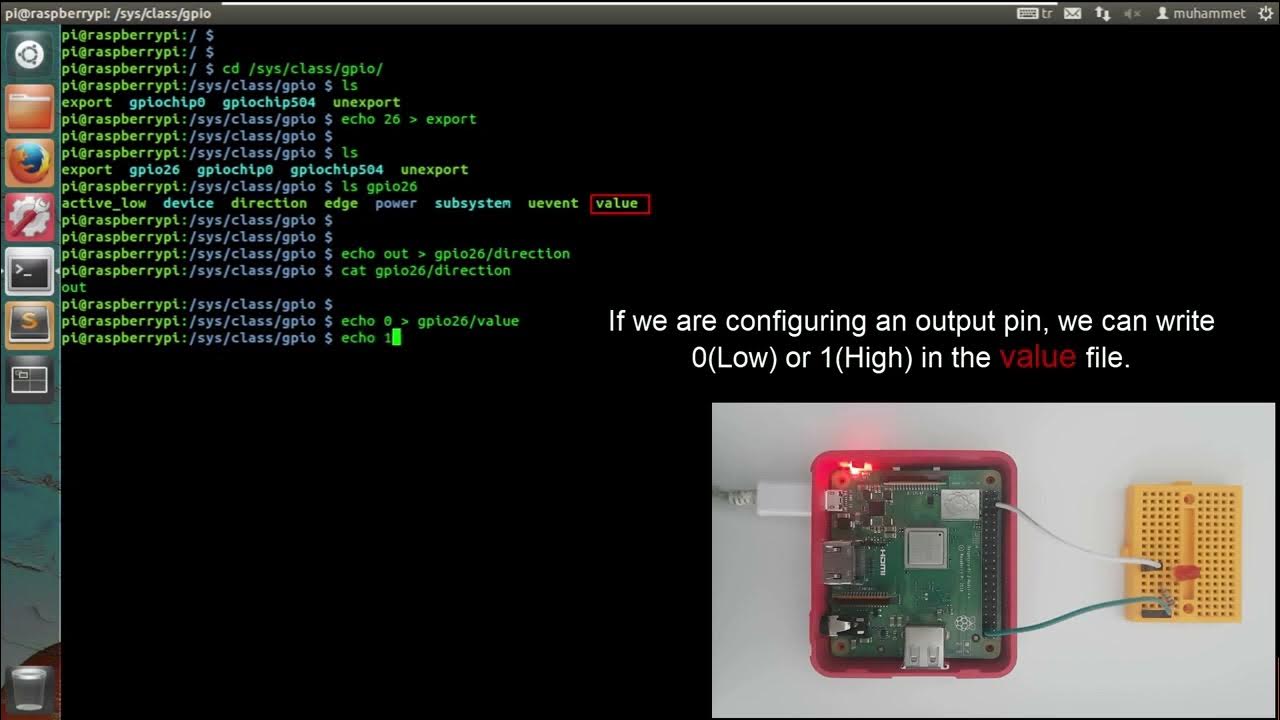 Linux Gpio Programming With Sysfs Interface Youtube 5081