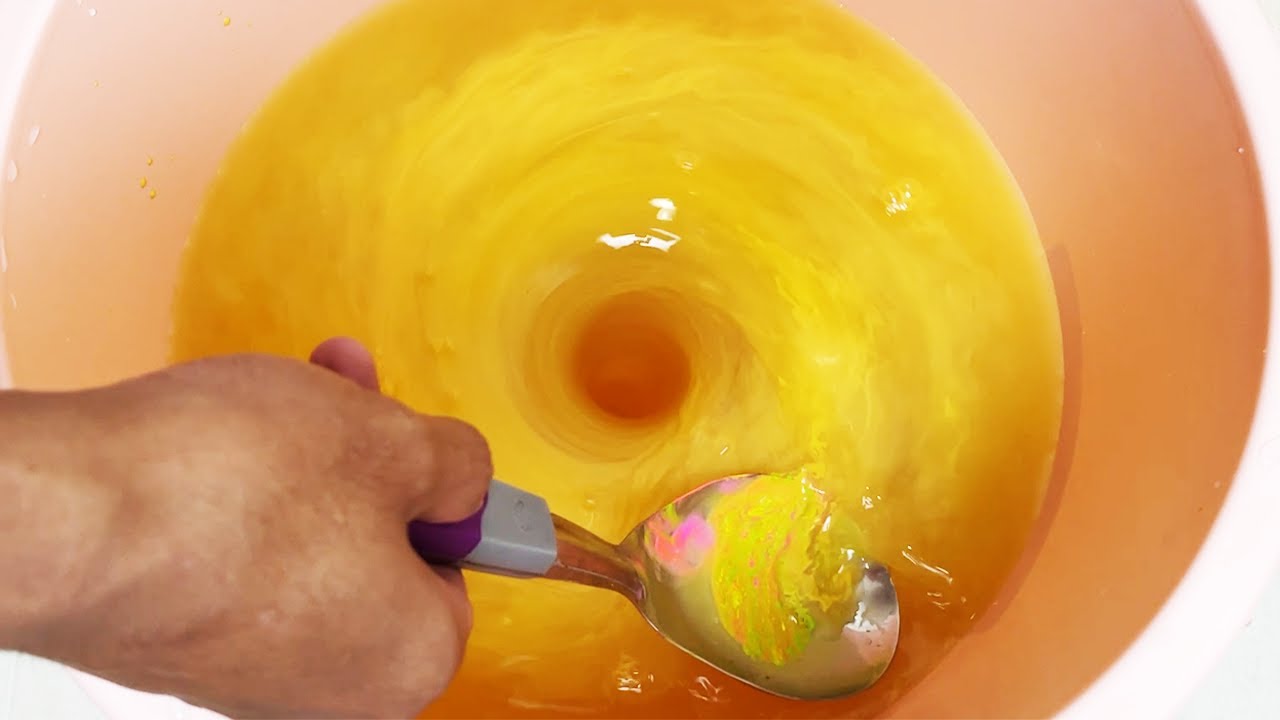 Experiment yellow whirlpool hole | one one colour full #1 - YouTube