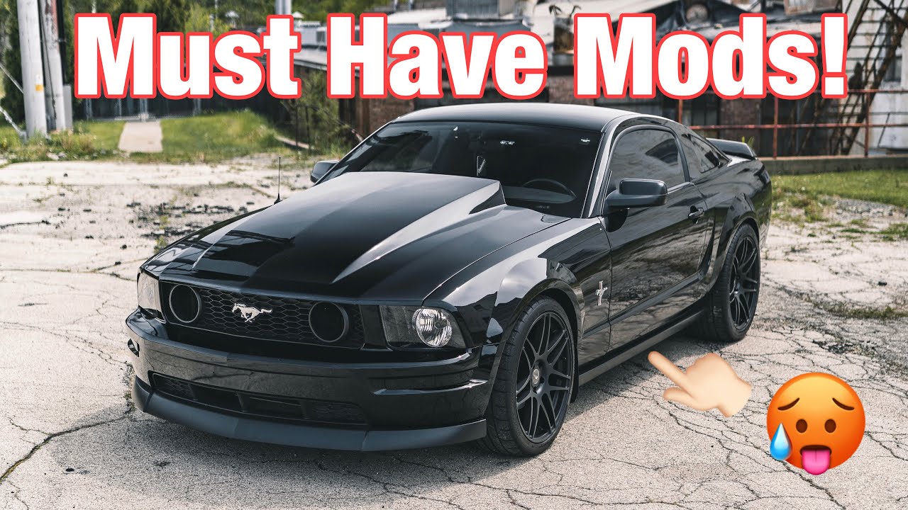 05-09 Mustang V6 - Must Have Appearance Modifications - YouTube