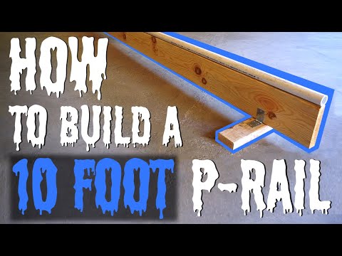 How to build a P-rail [10 Foot Practice/Play Rail] - YouTube