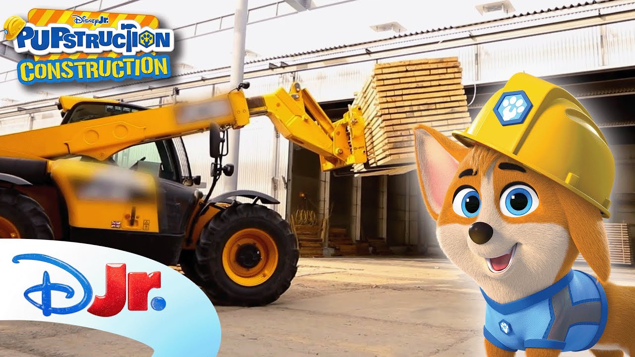 Let's Build with a Forklift with Pupstruction Construction! 🐶🏗️ ...