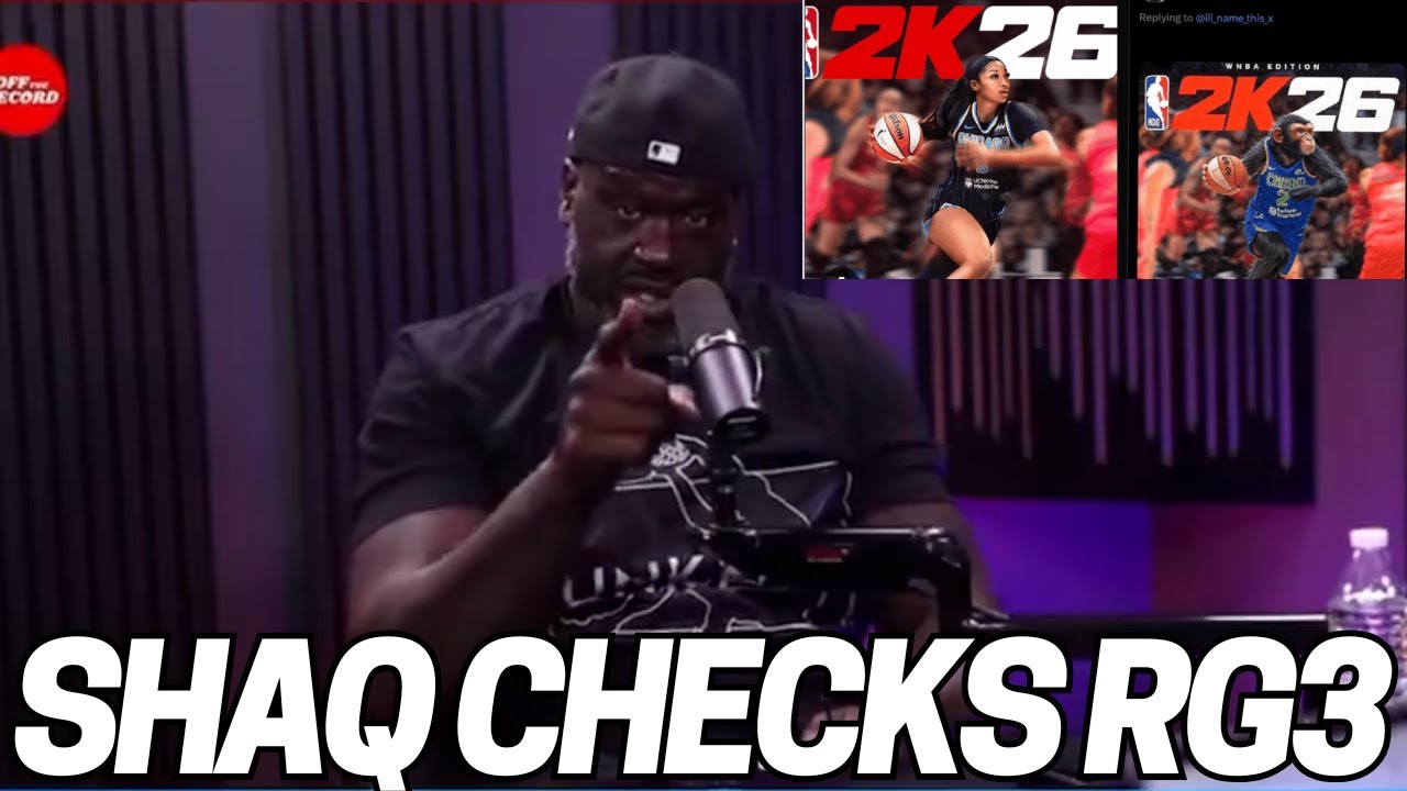 Shaq Checks RG3 About Monkey Photo Sneak Disrespect - YouTube