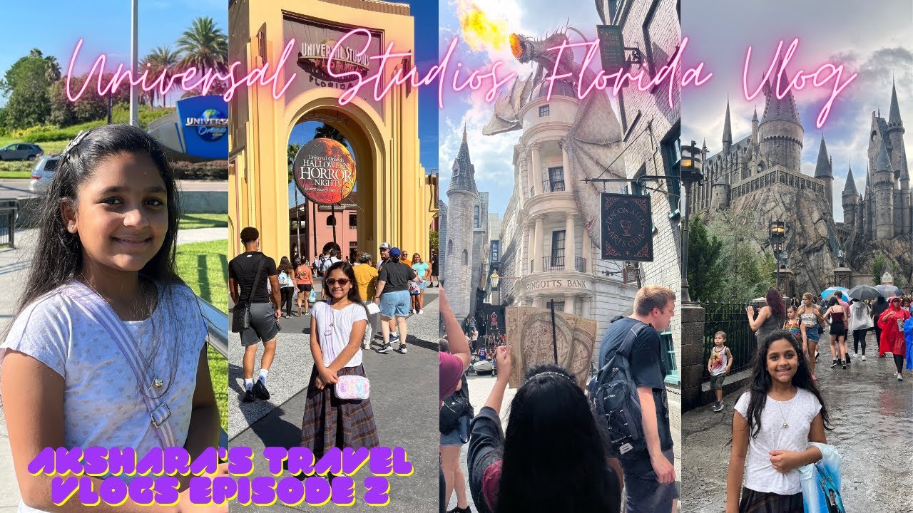 Universal Studios Florida Vlog! | Akshara's Travel Vlogs Episode 2 - YouTube