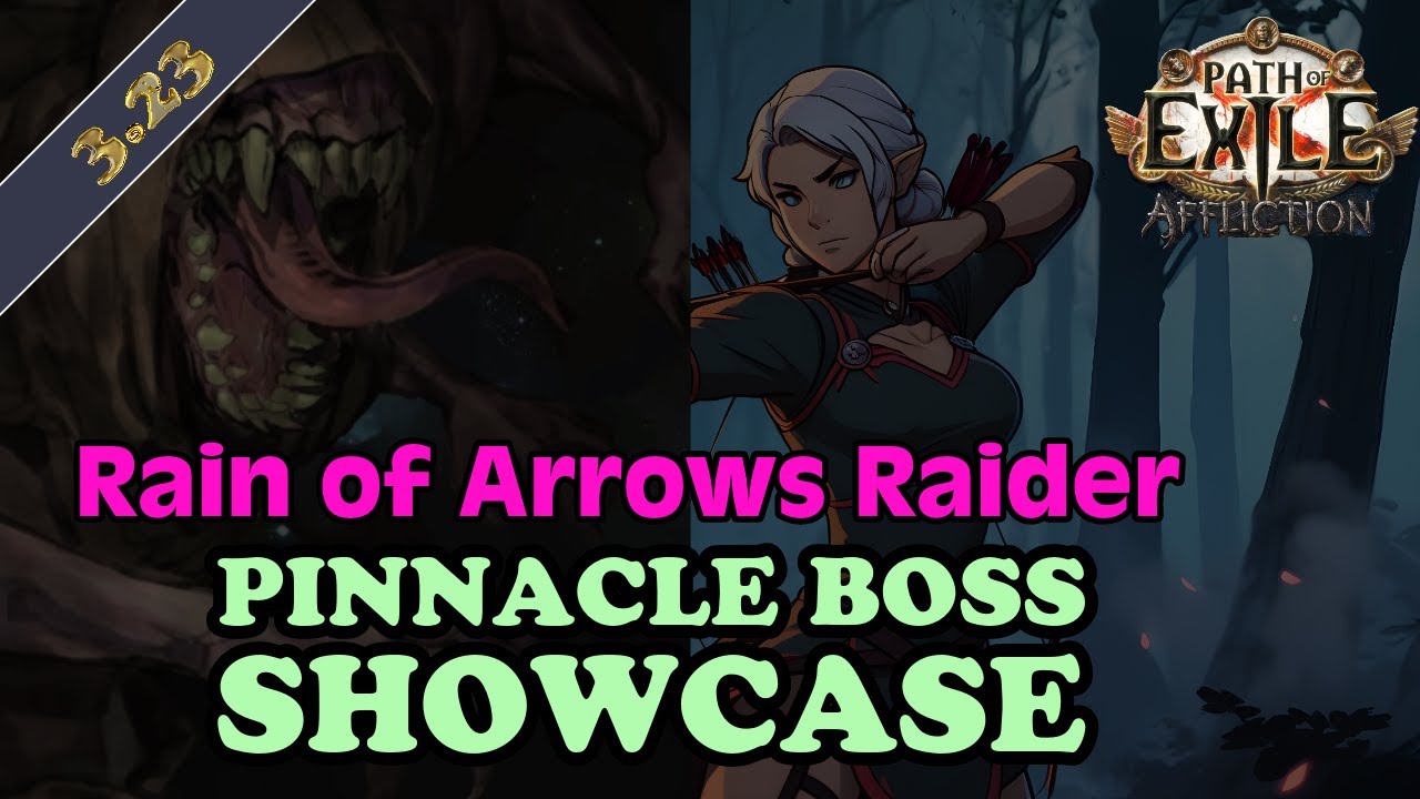Bossing on Raider Rain of Arrows Path of Exile 3.23 Build Guide - YouTube