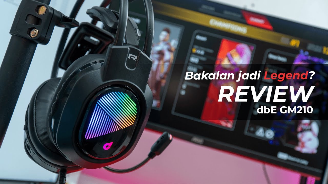 Bakalan jadi Legend? Rekomendasi Headphone Gaming 200rb (Review dbE GM ...