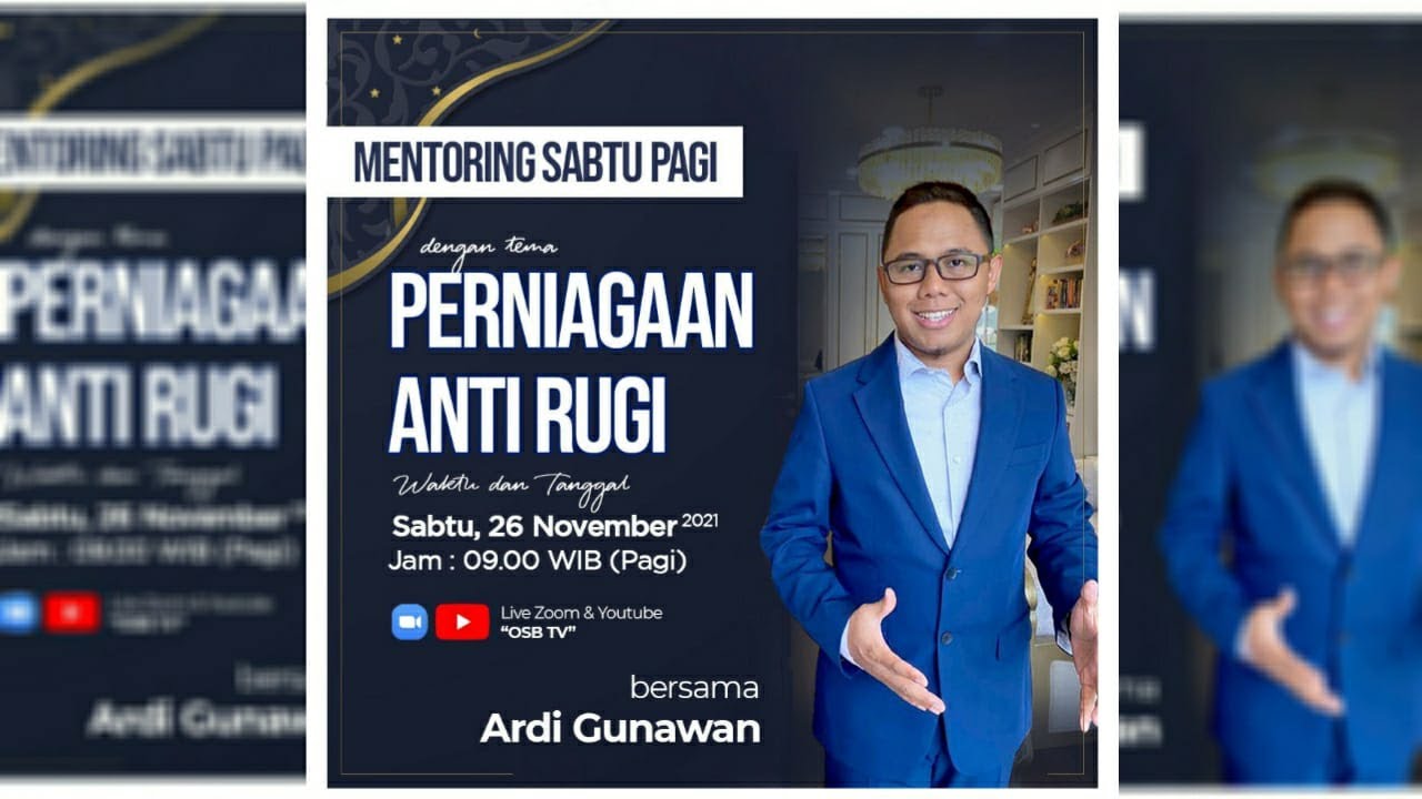 Mentoring Sabtu Pagi Bersama Ardi Gunawan - YouTube