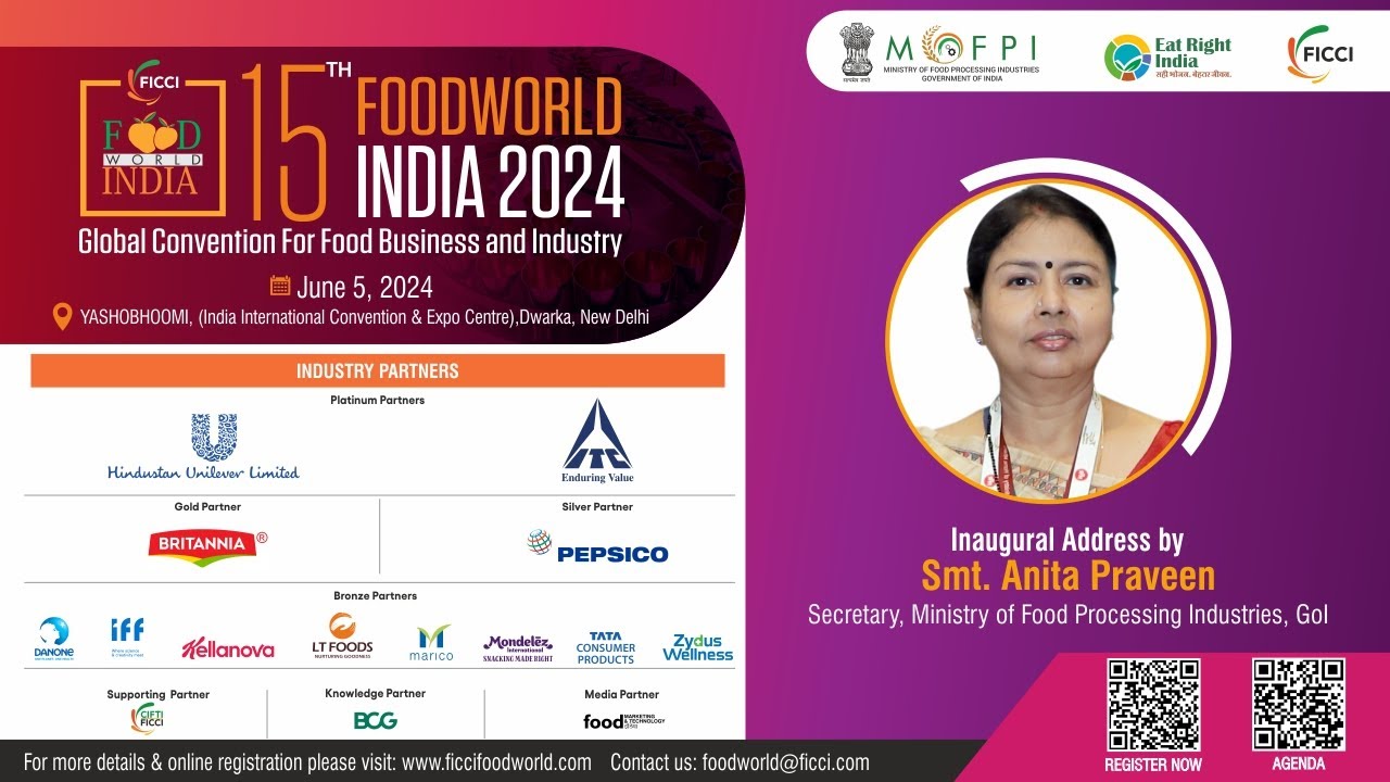15th FICCI FOODWORLD INDIA 2024 - YouTube