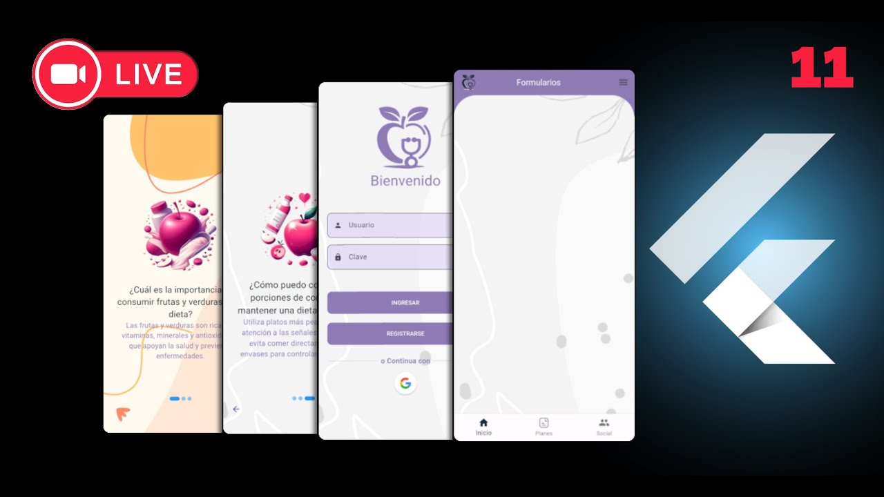¡Continuamos - Desarrollando Aplicativo mobil Flutter! - Episodio 11 - YouTube