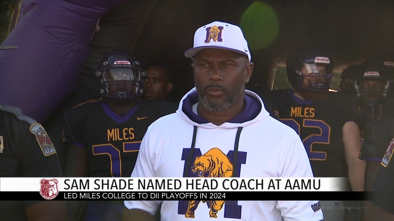 Alabama A&M names Sam Shade head football coach - YouTube