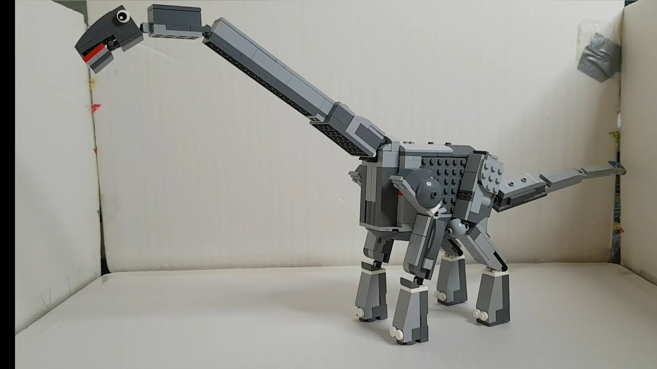 Lego apatosaurus moc - YouTube