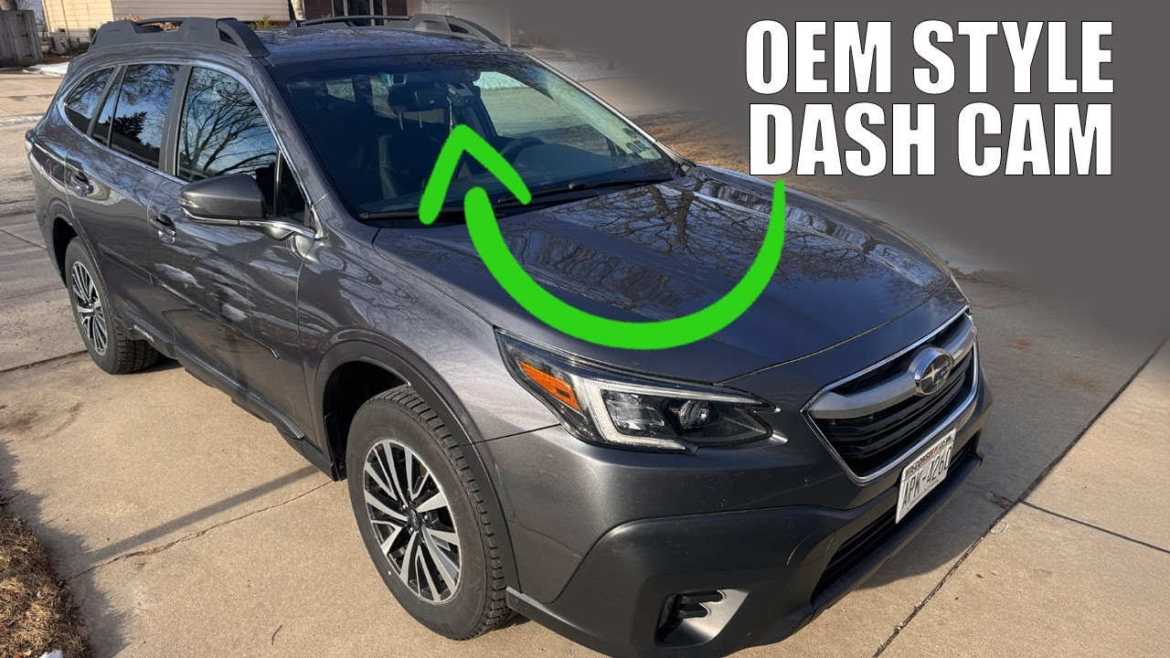 Subaru Outback Dash Cam Install - Mangoal OEM Style Dash Cam #dashcam # ...