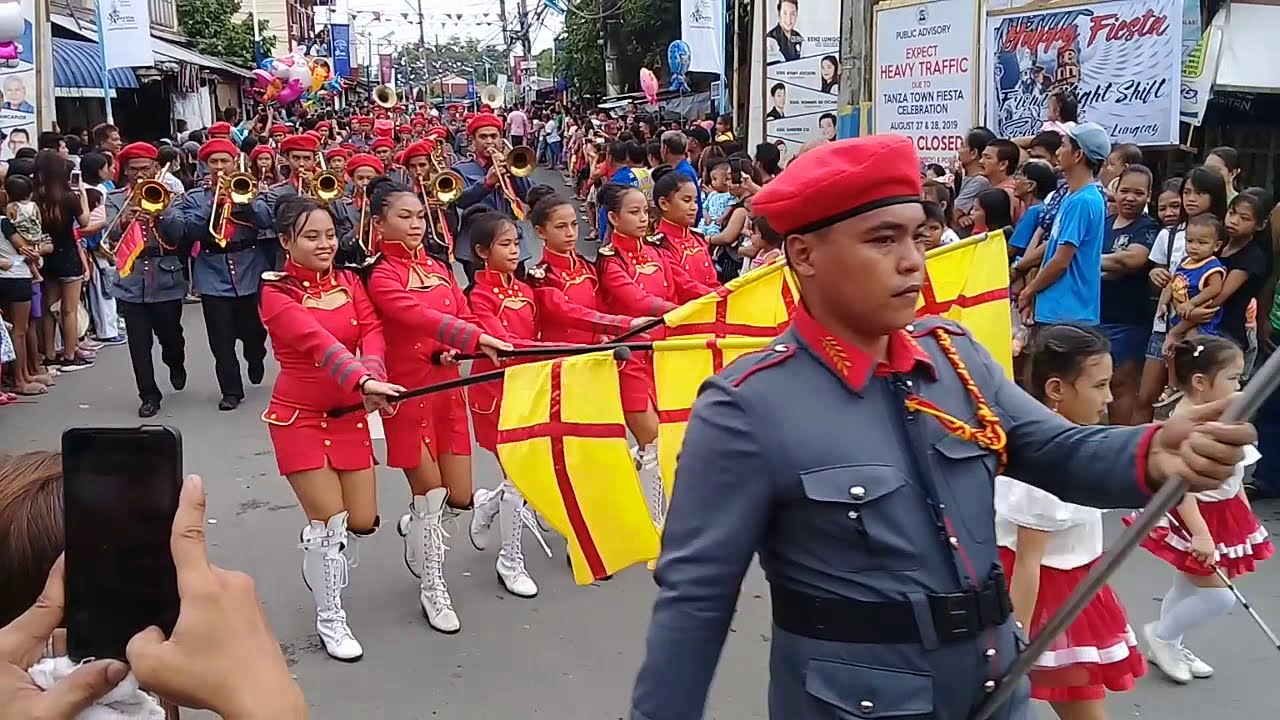 TANZA TOWN FIESTA 2019 MARCHING BAND PARADE PART 1 - YouTube