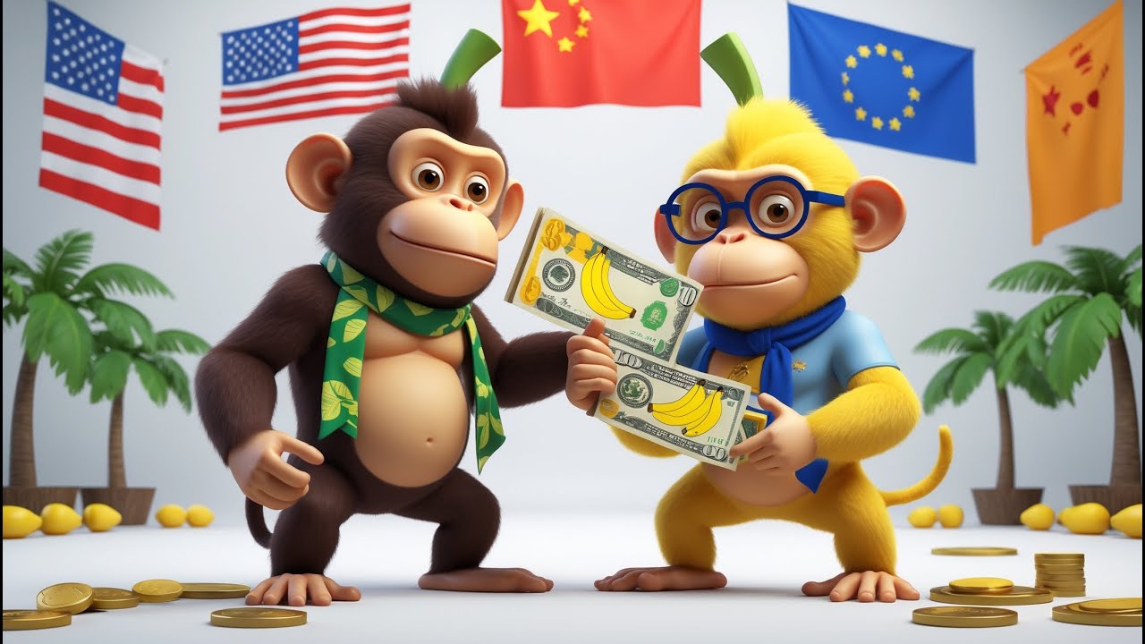 How Do Monkeys Explain Money with Bananas? 🐒💸 - YouTube