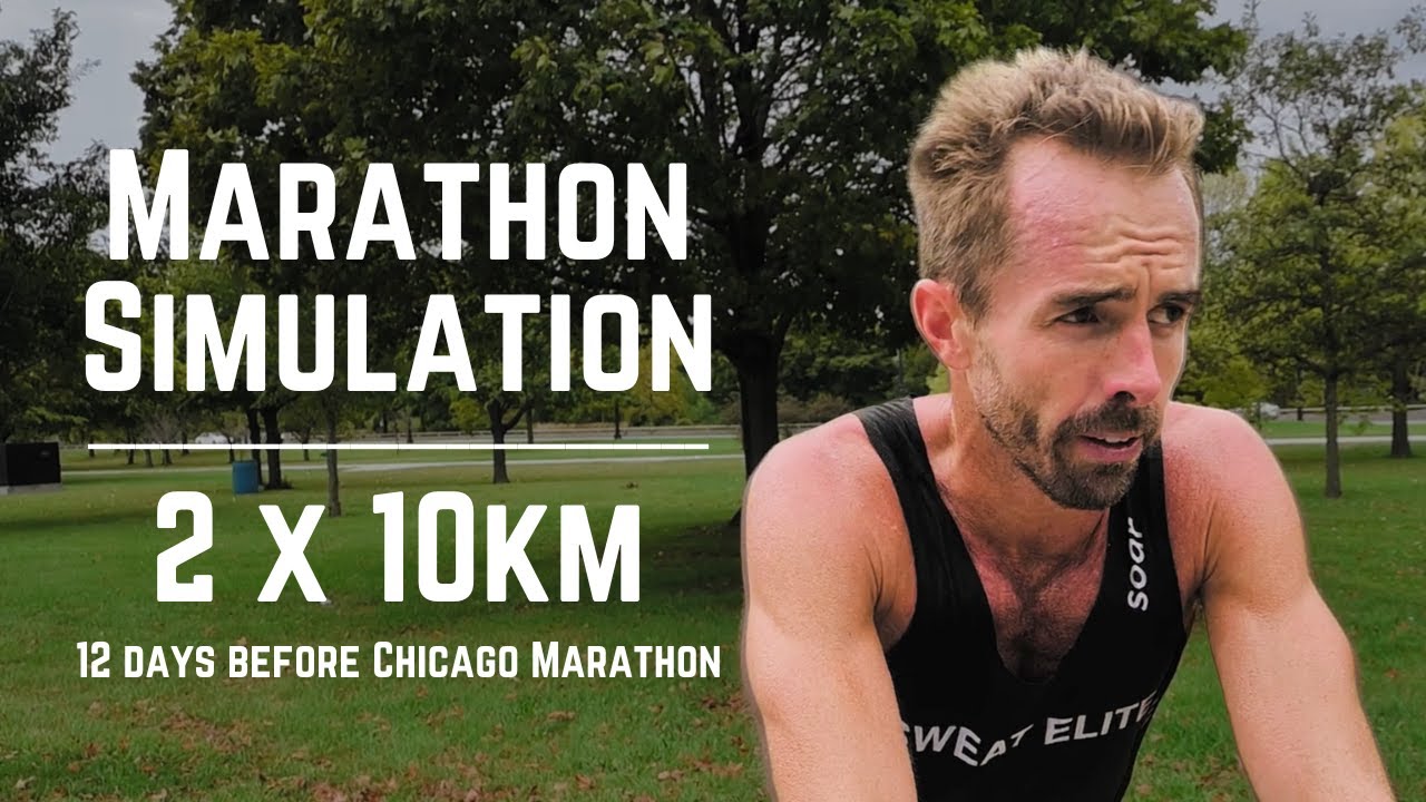 2 x 10km Workout - Chicago Marathon Build-Up - YouTube