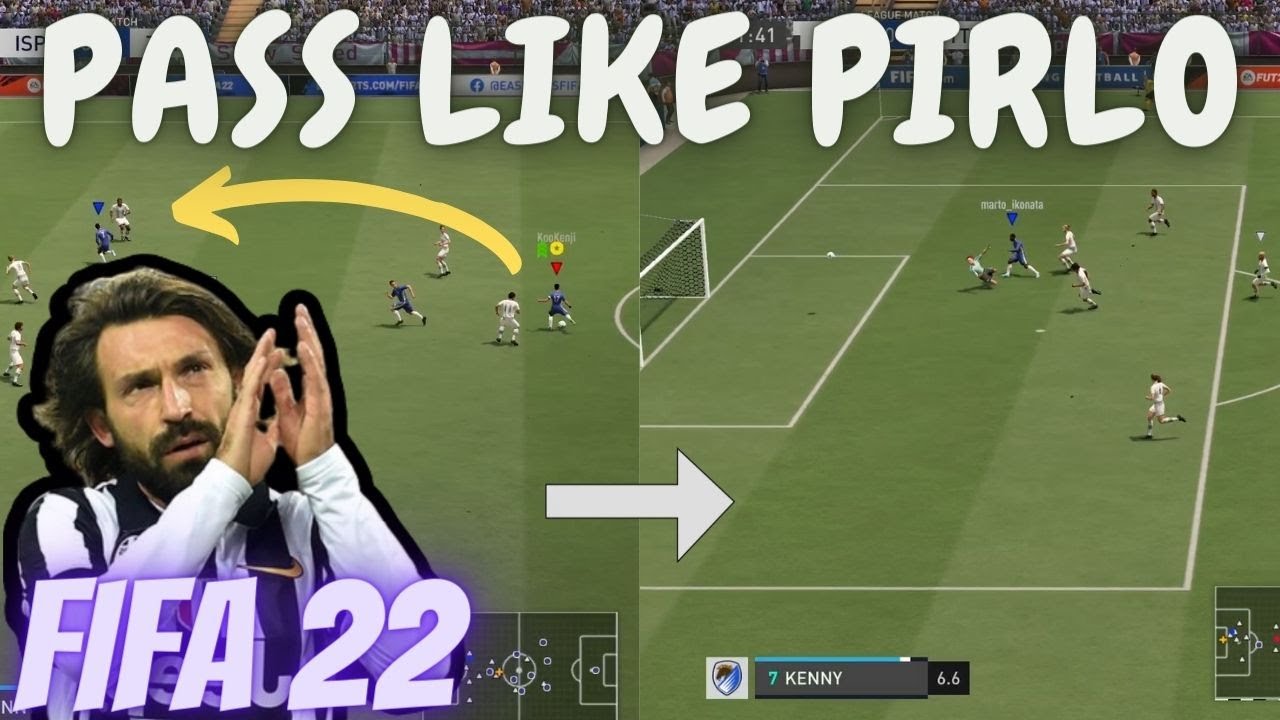 FIFA 22 How to PASS Like PIRLO (EASY) - YouTube