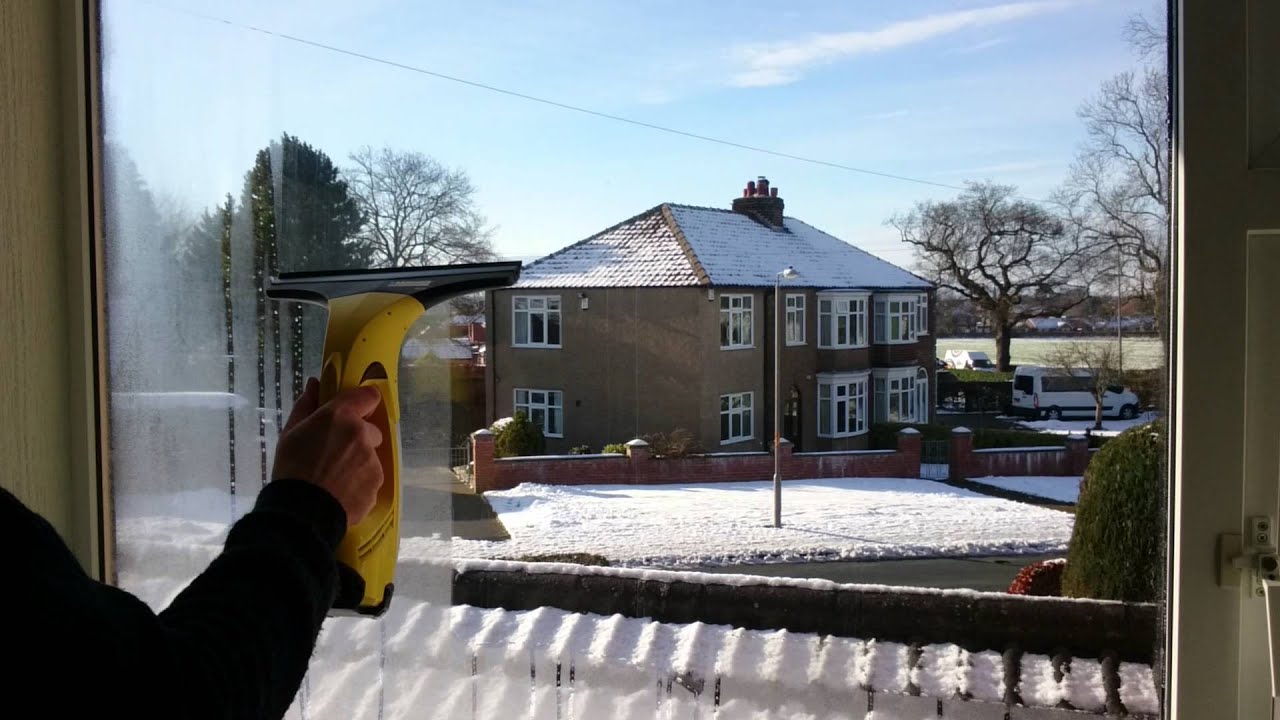 Karcher vm 50 window vac vs condensation demonstration - YouTube