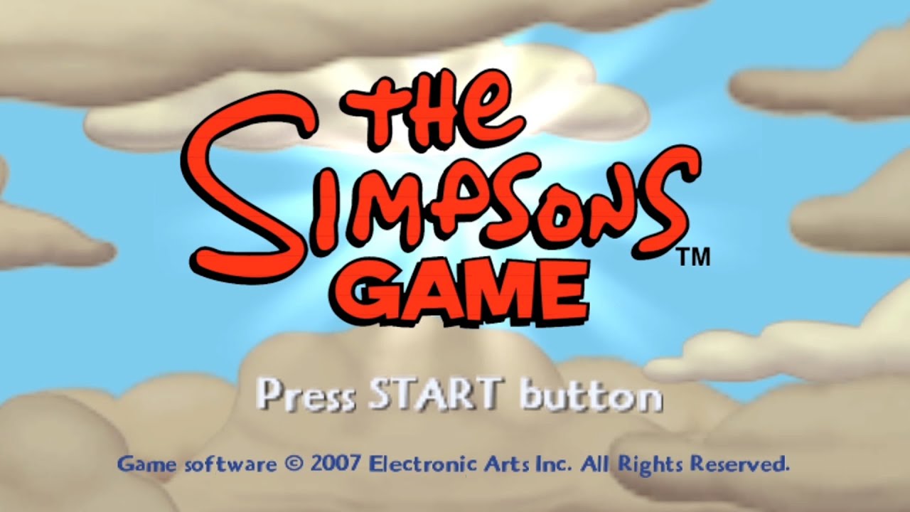 PSP | THE SIMPSONS GAME - PART 1 - YouTube