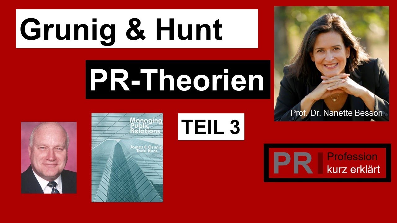 Grunig & Hunt. Communication Model. PR-Theorien, Teil 3. Ein Tutorial ...