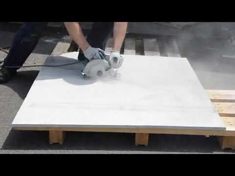 Dart Cement - Compressed Cement Sheet Cutting - YouTube