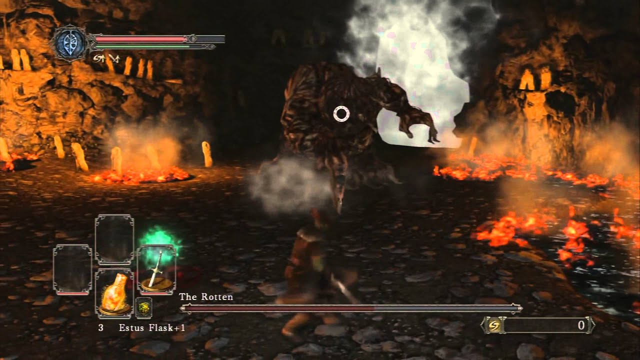 The Rotten (Boss Fight NO SHIELD) Dark Souls 2 Walkthrough - YouTube