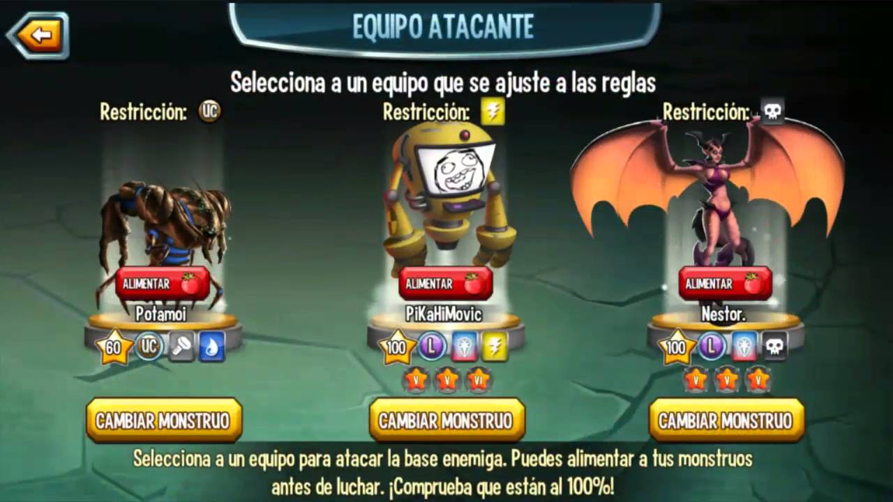 Monster Legends - Guerras de Alianza #5 | Knight's Dark ML vs The ...