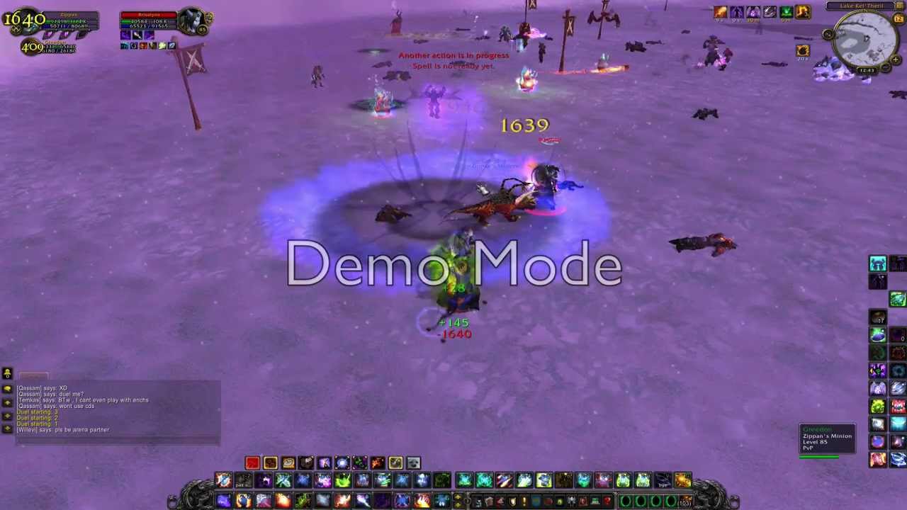 Destruction warlock vs Elemental shaman - YouTube