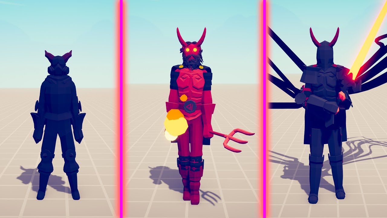 EVOLUTION OF THE DEVIL - Totally Accurate Battle Simulator TABS - YouTube