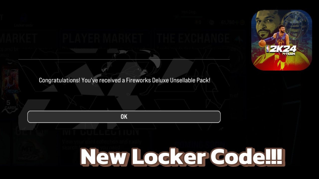 Free FIREWORKS DELUXE PACK!!! - NBA 2K24 Mobile Locker Codes - YouTube