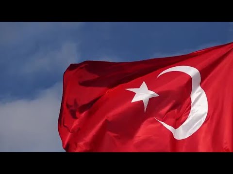 Turkish Flag Stock Video