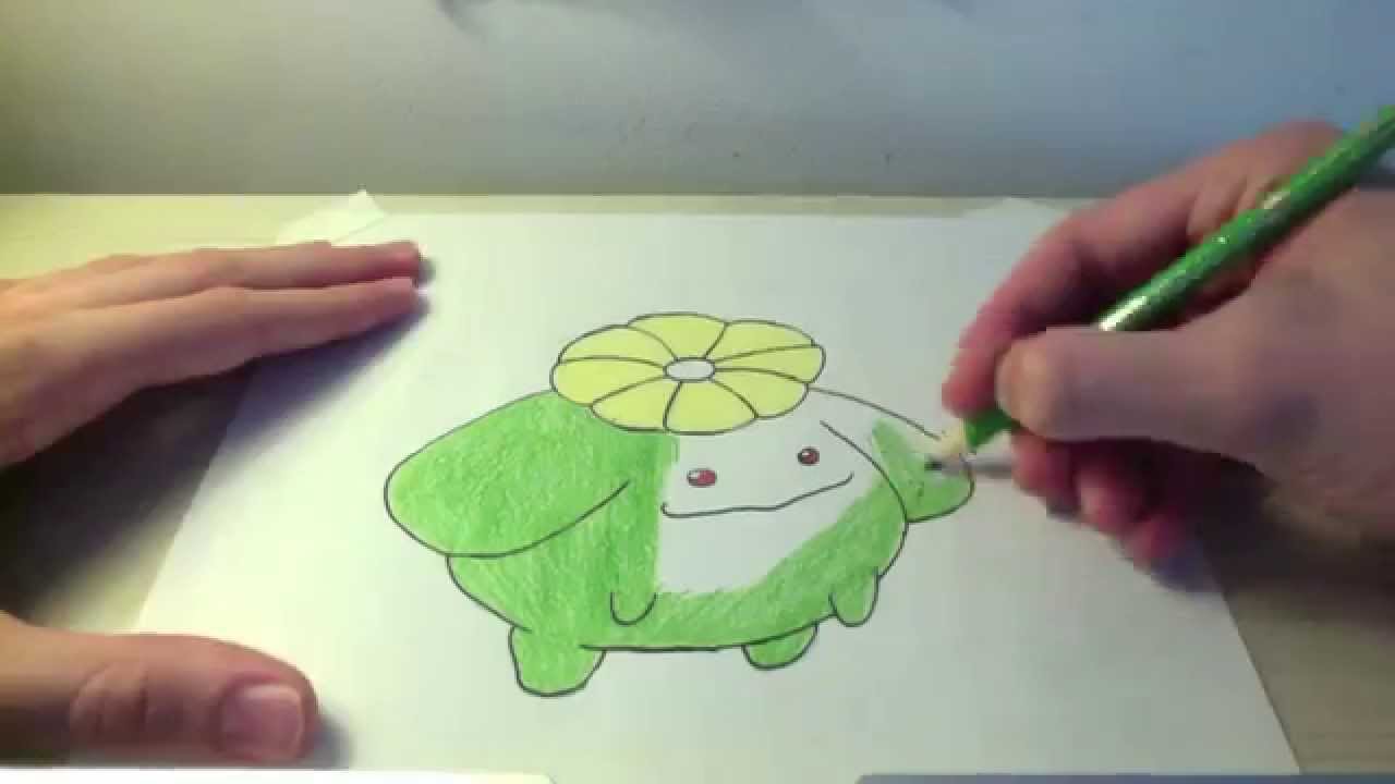 Drawing all the Pokemon: Number 188 Skiploom - YouTube