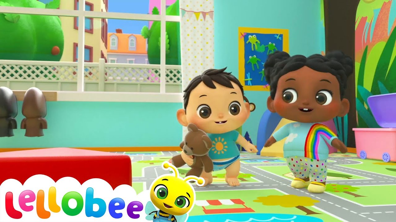 First Day of Preschool - Baby Max Plays with Friends | Nursery Rhymes ...