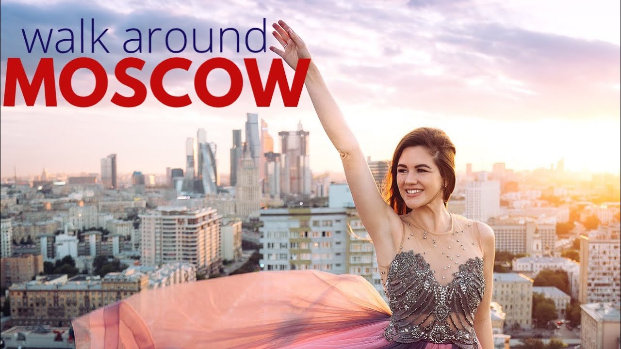 #Russia 🇷🇺 Walk through #Moscow center, #walking Moscow tour, Tverskaya ...